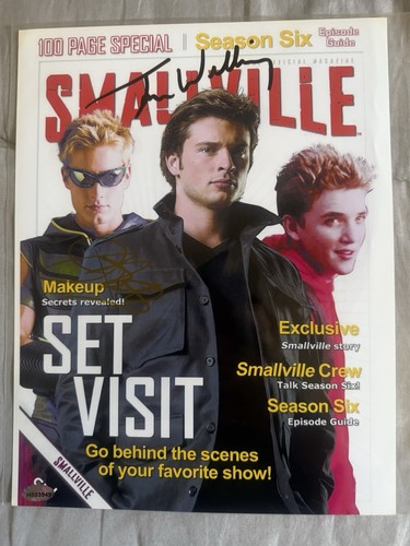 TOM WELLING & crew signed autographed 9x11 SMALLVILLE CLARK KENT ...