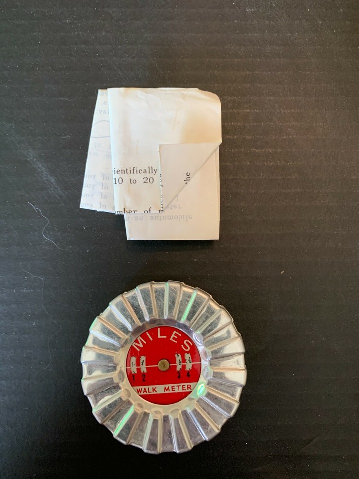 Vintage Walk Meter Toy Pedometer With Original Box Made in Hong Kong | eBay