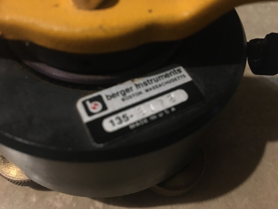 CST Berger Instruments Model 135 Surveying Transit Level Optical ...