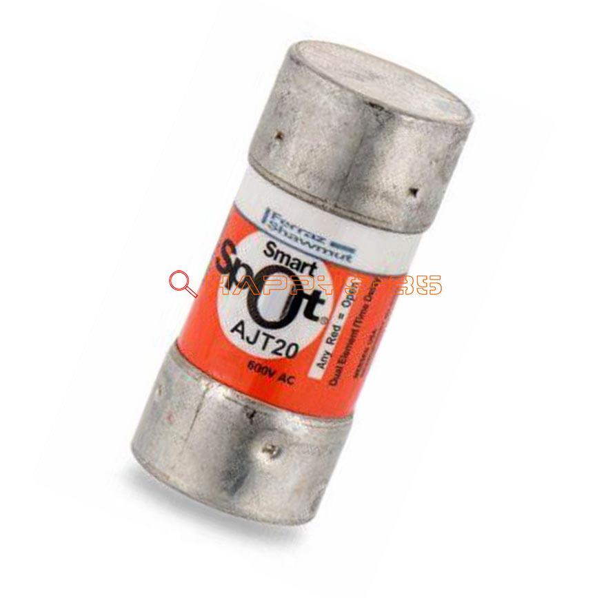 1PCS Ferraz Shawmut AJT20 600V 20 Amp (20A), Time Delay Class J Fuse ...