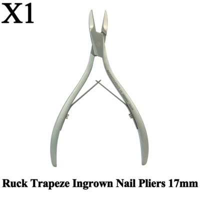 Ruck Trapeze Ingrown Nail Pliers 17mm Professional Manicure Pedicure SS ...