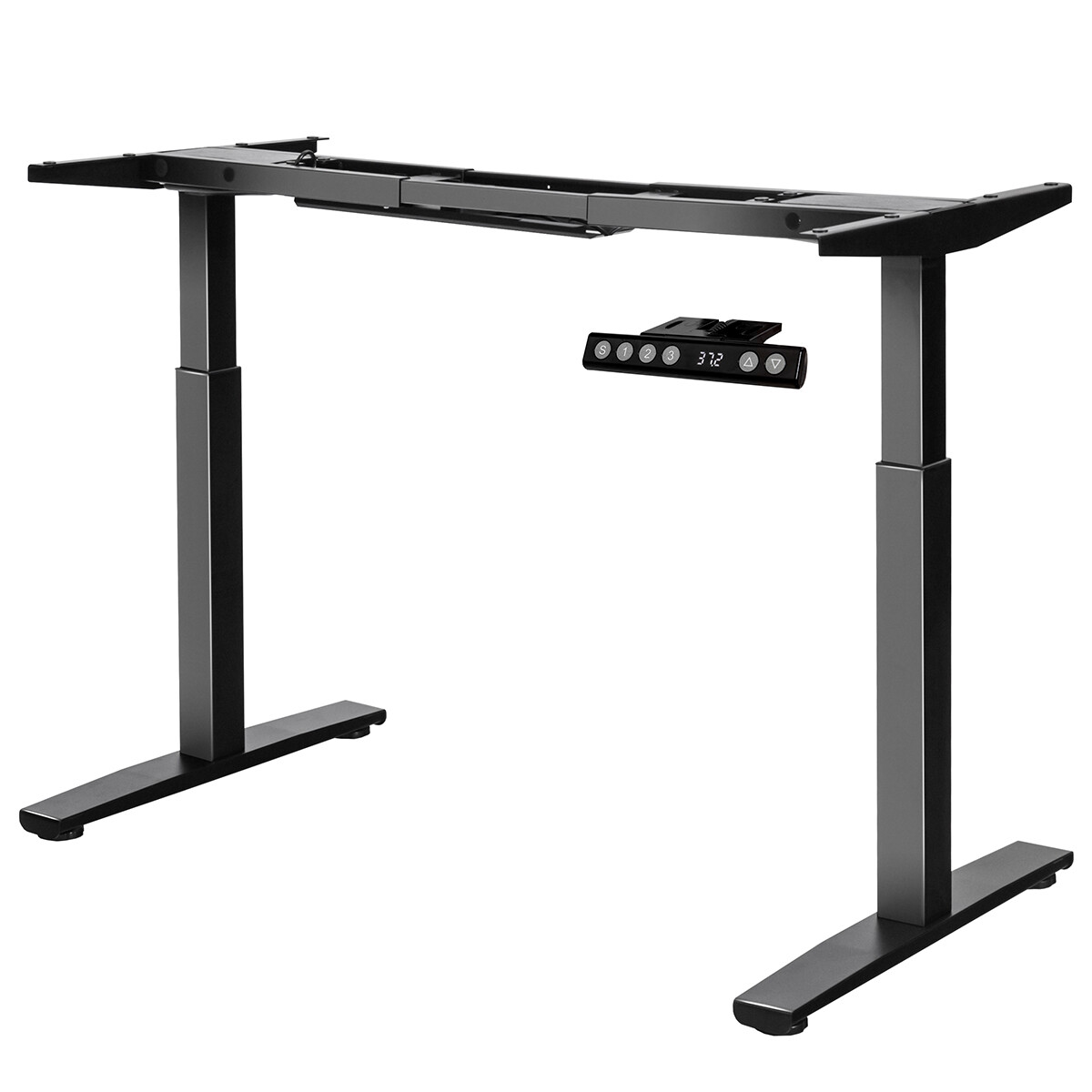 Costway Electric Stand Up Desk Frame Dual Motor Height Adjustable Stand ...