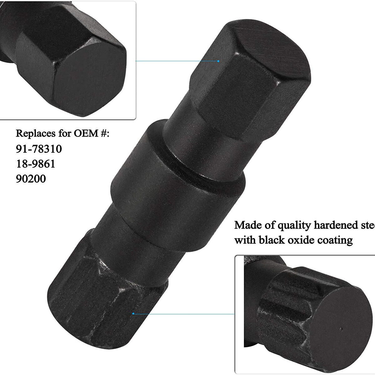 18-9861 Hinge Pin Tool 91-78310 for Mercury Mercruiser Drive 90200 ...