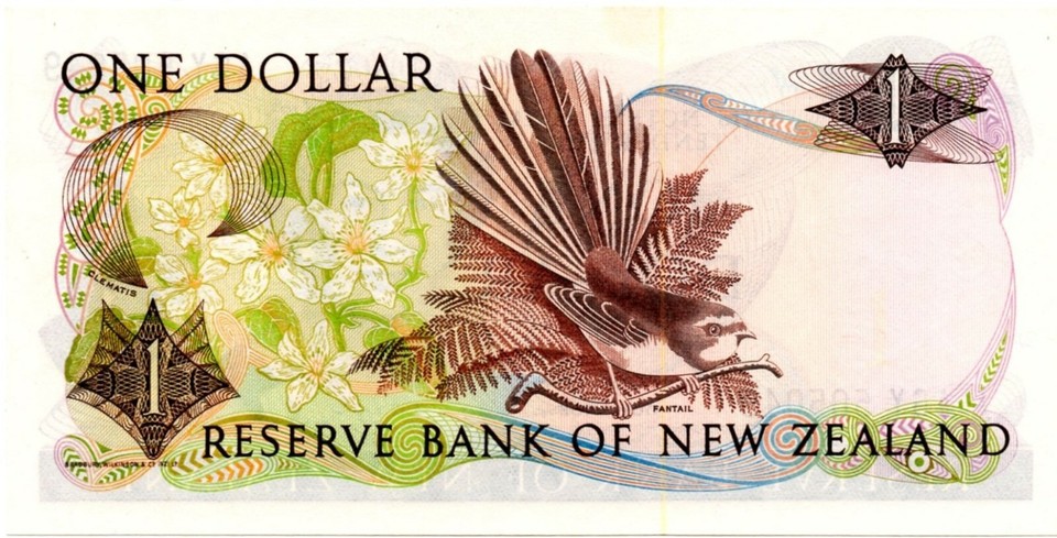 New Zealand One Dollar Banknote 1981-1985 (UNC) | eBay