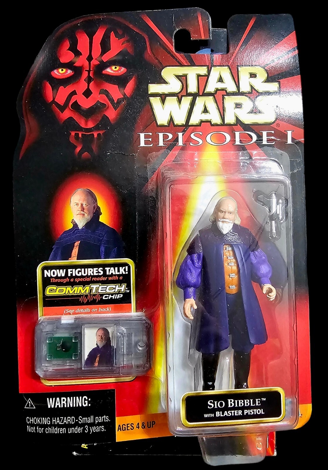 NEW SEALED SIO BIBBLE GOVERNOR NABOO COMMTECH EPISODE 1 STAR WARS ACTION FIGURE | eBay