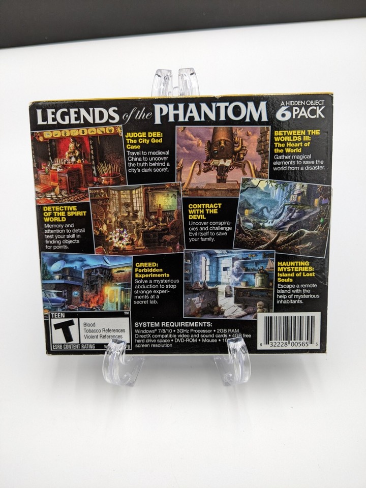 Legends of the Phantom PC New Sealed | eBay