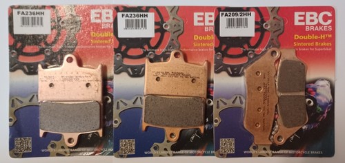 EBC Sintered FRONT and REAR Brake Pads For TRIUMPH ROCKET III / X (2004 ...