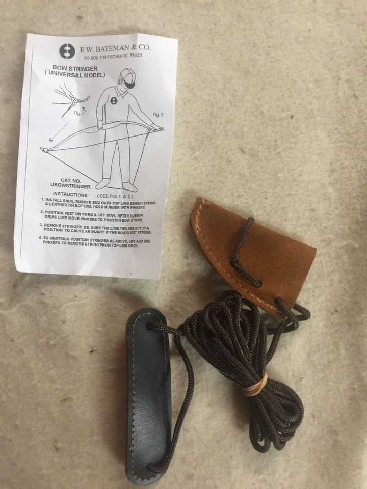 E. W. Bateman Bow Stringer Tip to Limb Model Longbow or Recurve | eBay