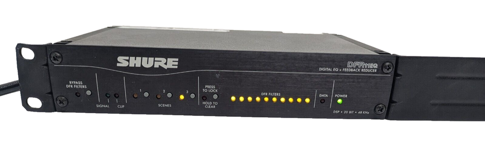 SHURE DRF11EQ Equalizzatore Digitale + Riduttore Di Feedback | eBay