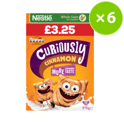 Nestle Curiously Cinnamon 375g X6 Boxes | eBay UK