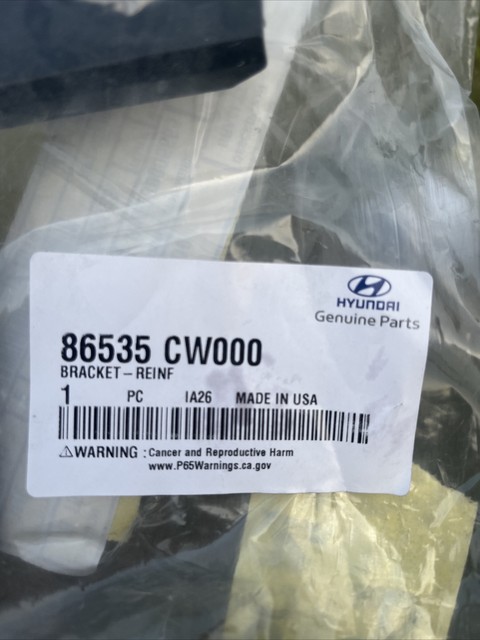 For Hyundai Tucson 2022 Hyundai 86535CW000 Front Bumper Cover Bracket ...