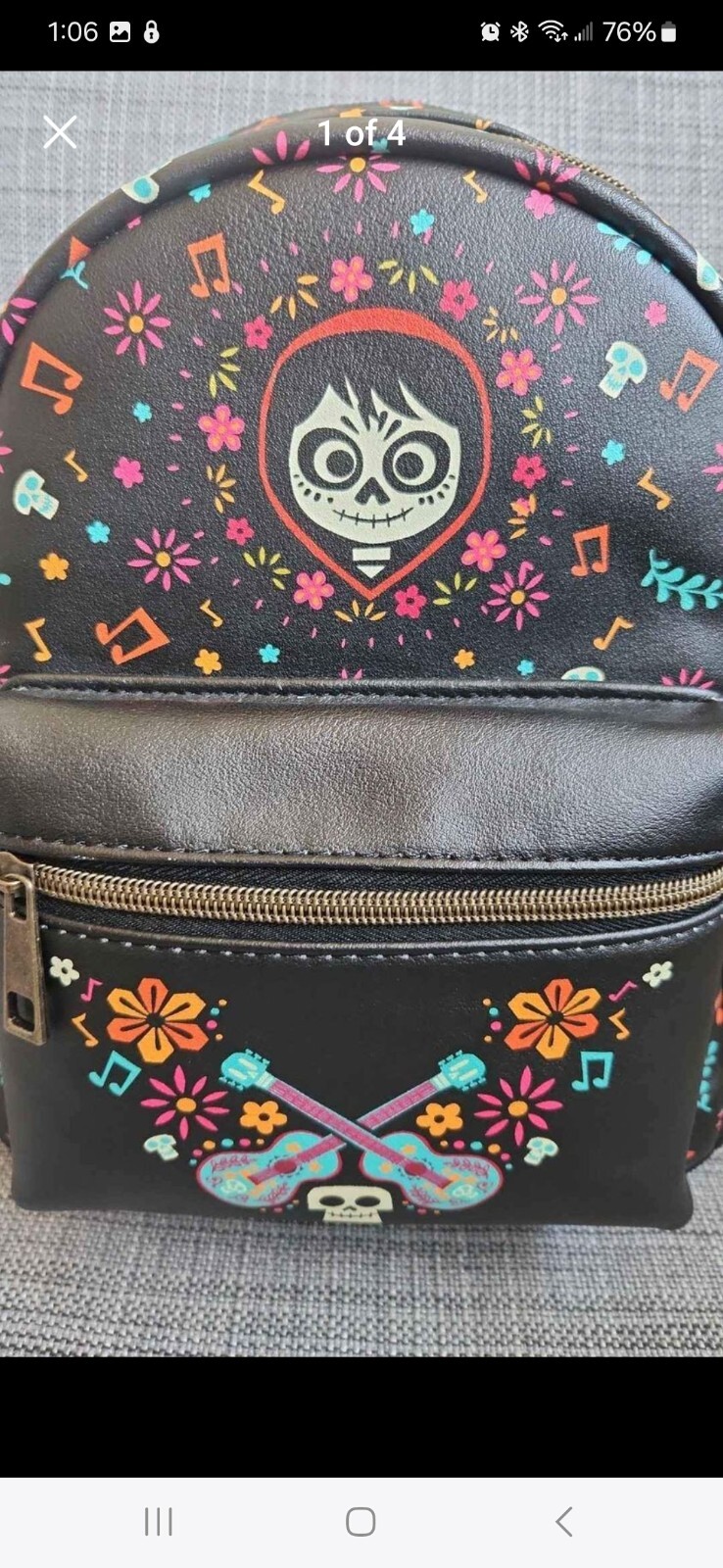 Loungefly DISNEY PIXAR COCO mini backpack - Gem