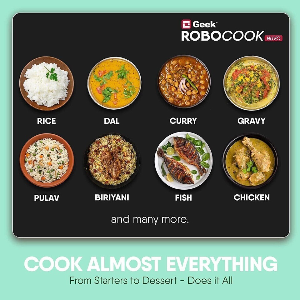 Geek Robocook Nuvo 8 Litre Electric Pressure Cooker / Express Shipping ...