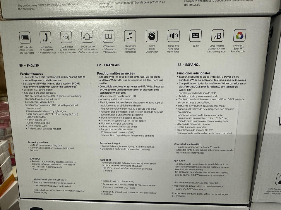 Widex Phone-Dex 2 W570A 1 Handset Cordless Answering System with Caller ...