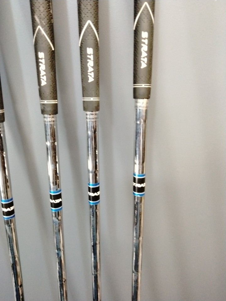 Callaway Strata Golf Club Iron Set 6-PW Steel Shaft Mens RH EXCELLENT 5 ...