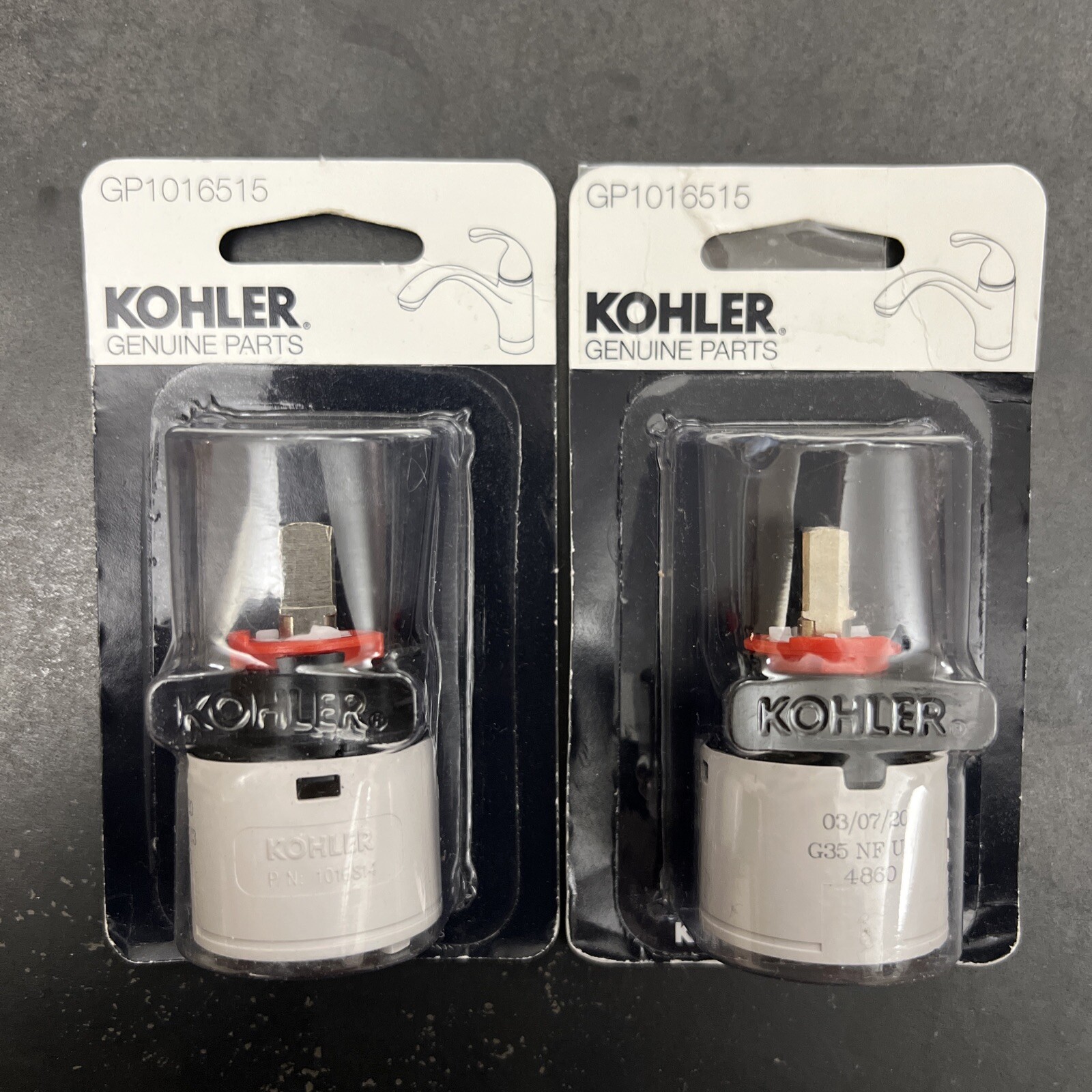 LOT OF 2 KOHLER GENUINE PARTS #GP1016515 - KITCHEN FAUCET VALVES - NEW ...