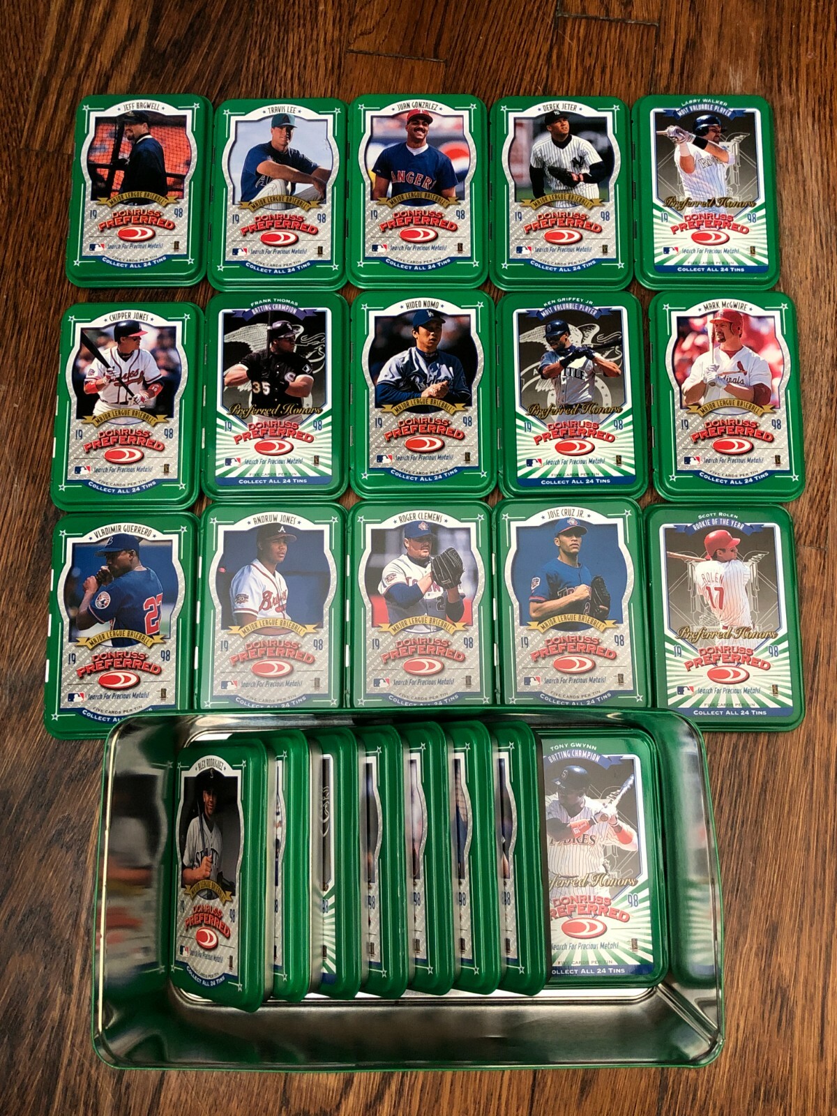 1998 Donruss Preferred MLB Baseball Tin Cans UPick Derek Jeter & others ...