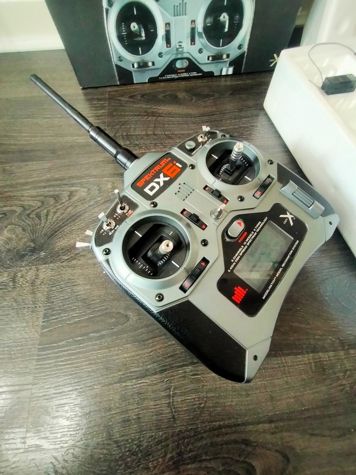 SPEKTRUM DX6 DX6i controller transmitter RC RADIO plane helicopter set ...