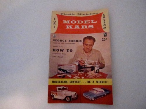 George Barris MODEL KARS HANDBOOK AMT SMP SPONSERED RARE 1962 MAGAZINE ...