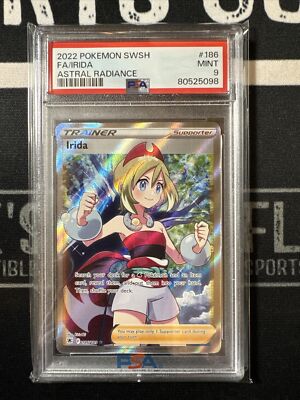 Pokemon TCG Irida Full Art Trainer 186/189 PSA 9 MINT 2022 | eBay