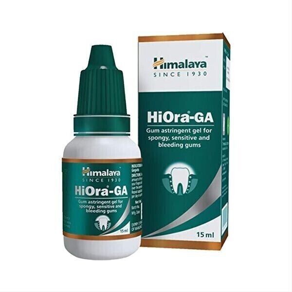 Himalaya HiOra GA Gum Astringent GEL for Spongy Painful & Bleeding Gums ...