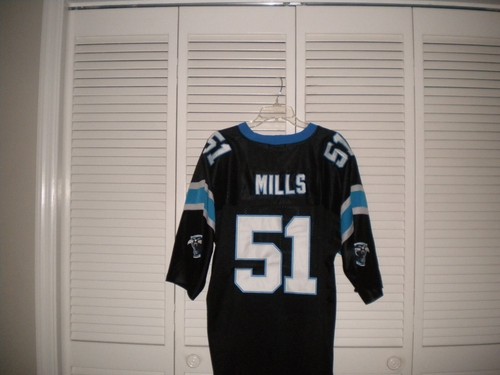 CAROLINA PANTHERS SAM MILLS # 51 FOOTBALL JERSEY SIZE 56 | eBay