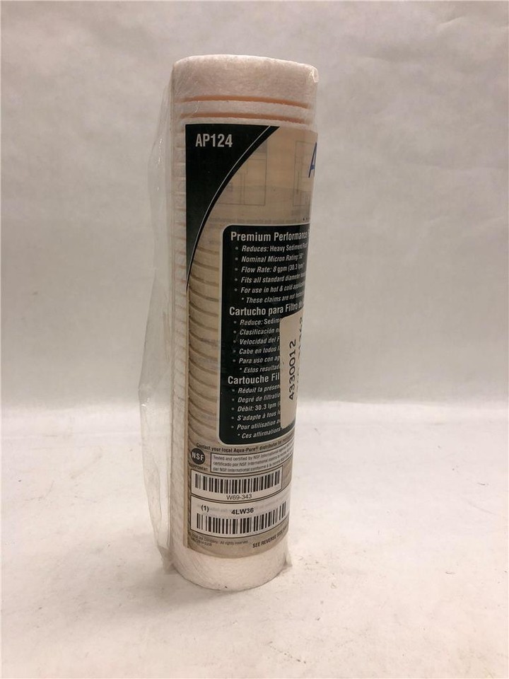Aqua-Pure AP124 Premium Performance Water Filter Cartridge 8gpm 4LW36 ...