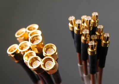 2 Belden 26" RF Microwave SMA to MCX Adapter Cables M17/113-RG316 for ...