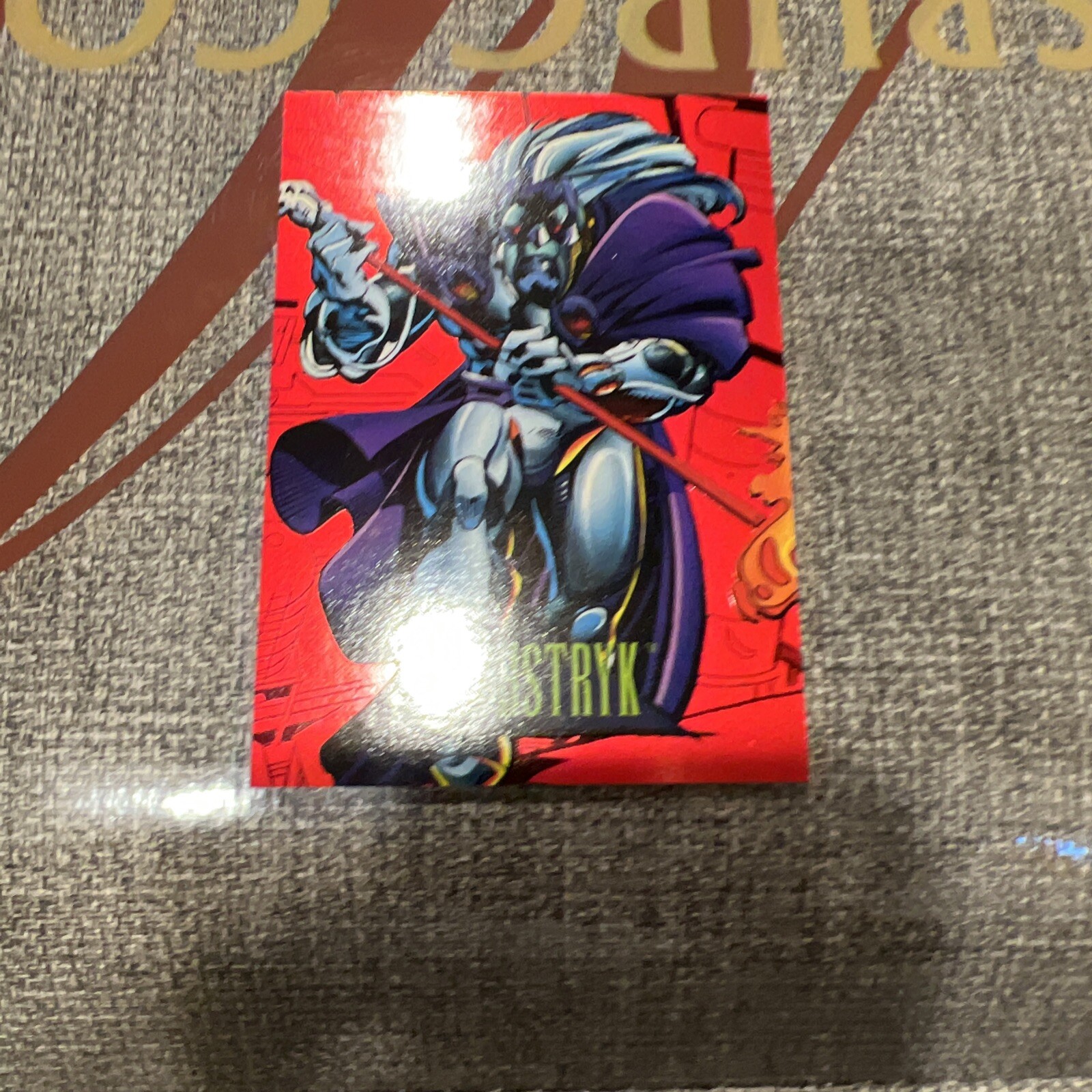 1993 Skybox, Marvel Universe Series 4, Dethstryk #8 Red Foil Insert ...