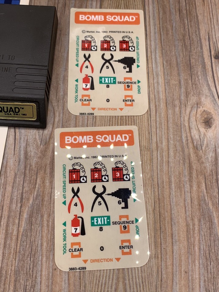 Bomb Squad (Intellivision, 1982) | eBay