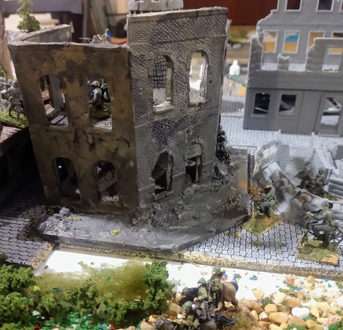 Novus Design Studio Mini Buidling 15m City Block Ruin - 3 Story Corne ...