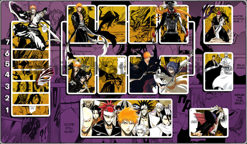 UA Card Bleach Union Arena Purple Mat Gaming Desk Playmat Deskmat Mouse ...