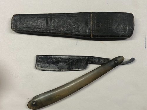 *WADE & BUTCHER* Razor, Wedge Blade. Sheffield with Original Box (M3029 ...