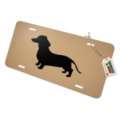 Dachshund Wiener Dog Novelty Metal Vanity Tag License Plate | eBay