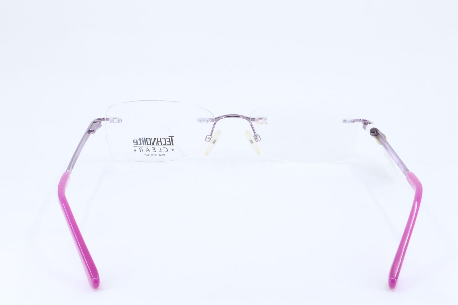 Technolite TFD5001 Lilac Rectangle Women Rimless 52-17-140 Eyeglasses ...