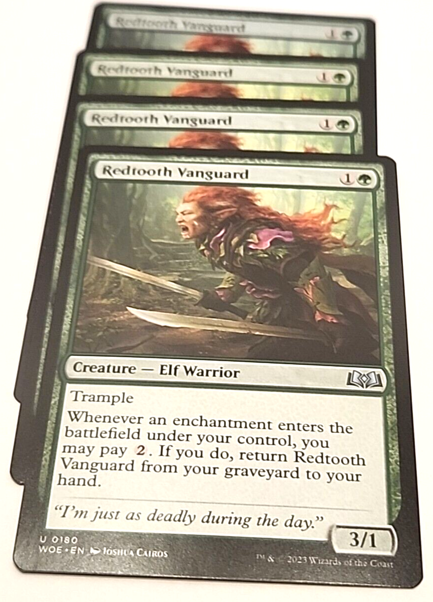 Magic the Gathering (mtg): WOE: Redtooth Vanguard (x 4) | eBay