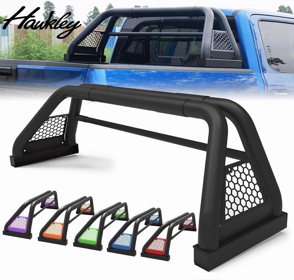 Universal Sport Bar Truck Bed Chase Rack Roll Bar For 2015-2023 Ford F ...