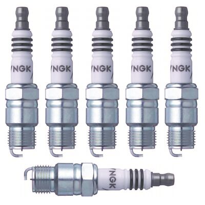 NGK Set 6 Std Nickel Iridium IX Fine Wire Spark Plugs For Buick ...