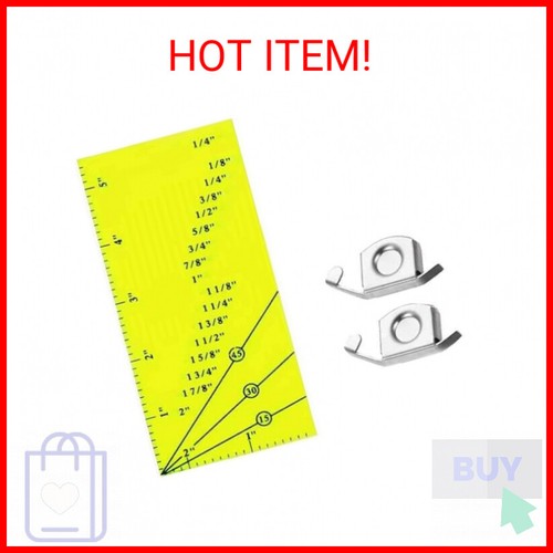 HONEYSEW Sew Seam Allowance Ruler and 2PCS Magnetic Seam Guide for ...