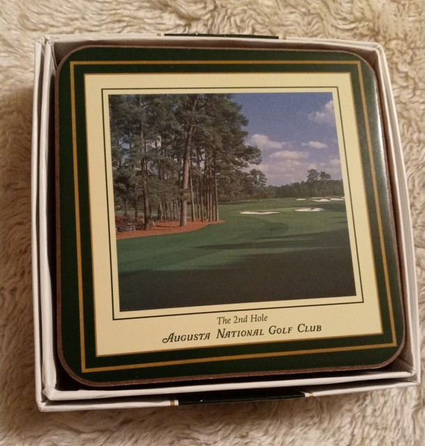 Masters Golf Vintage Coasters from Augusta National Golf Club - Set of ...