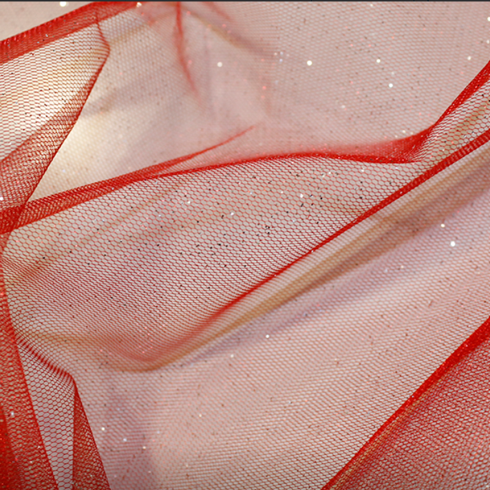 Glitter Tulle Fabric Soft Dress Net 150cm Wide Sheer Costume Sparkle ...