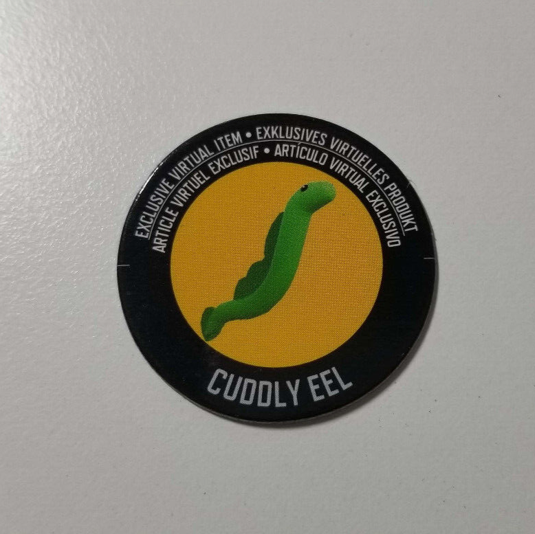 Cuddly Eel ROBLOX - Virtual Toy Code Sent in Inbox Celebrity | eBay