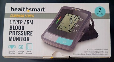 Healthsmart Smart Standard Series Upper Arm Blood Pressure Monitor ...