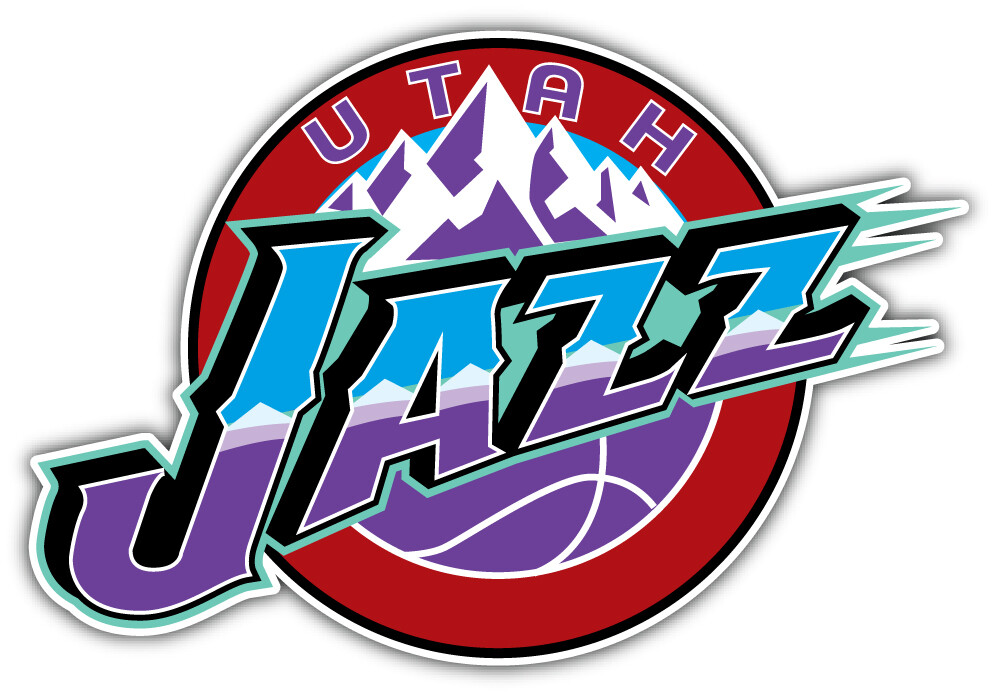 Utah Jazz NBA Basketball Sport Car Bumper Sticker Decal "SIZES'' | eBay