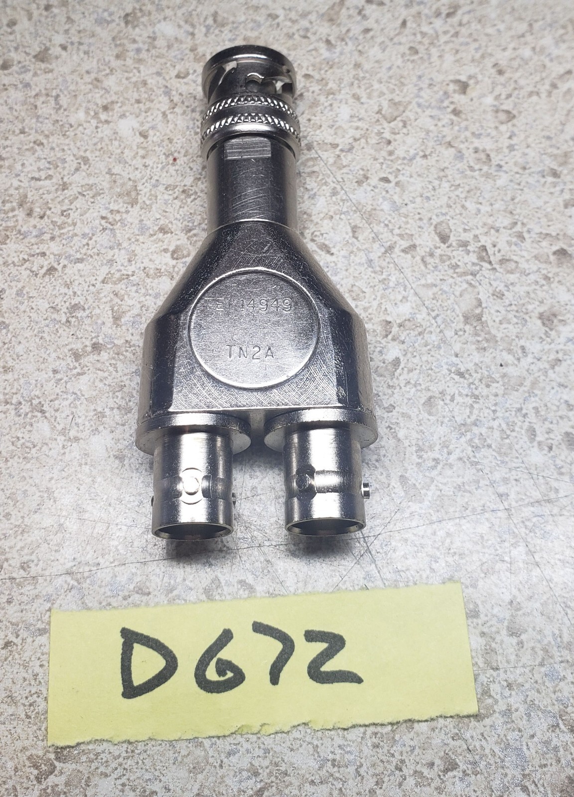 Trompeter TEI 14949 TN-2A adapter #1 BNC Triax (M) To 2 TRB Triax (FM ...