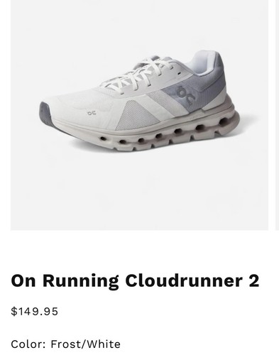 On Cloud Runner 2 Women's. Size 9 | eBay