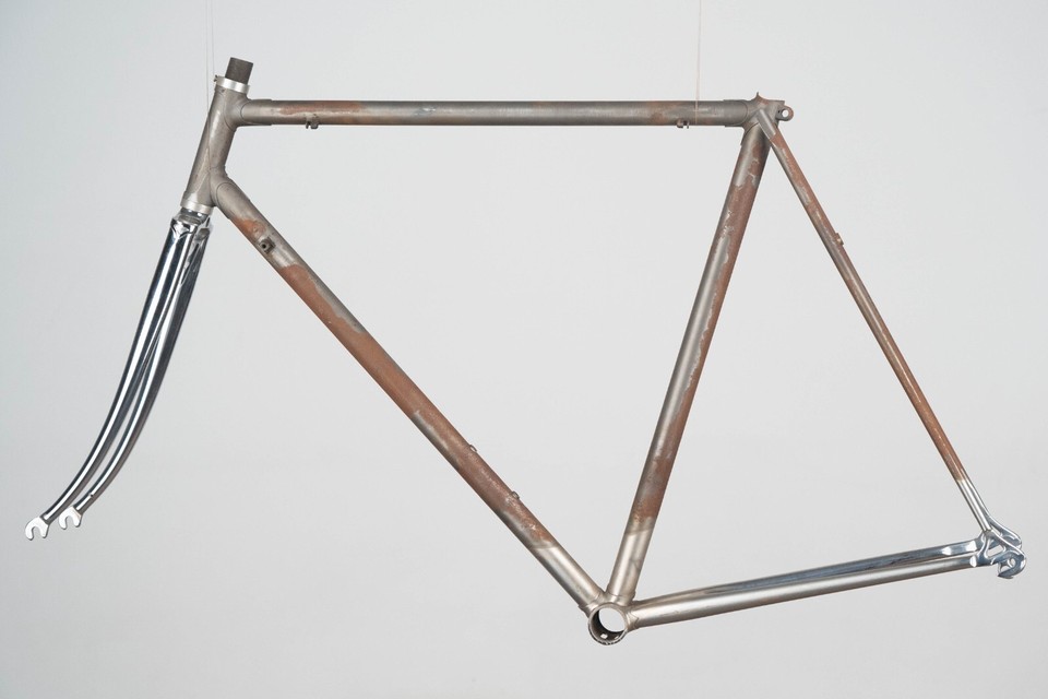 NOS LOSA STEEL FRAME VINTAGE ROAD SPORT BIKE ITALIAN LUGS LUGGED ...