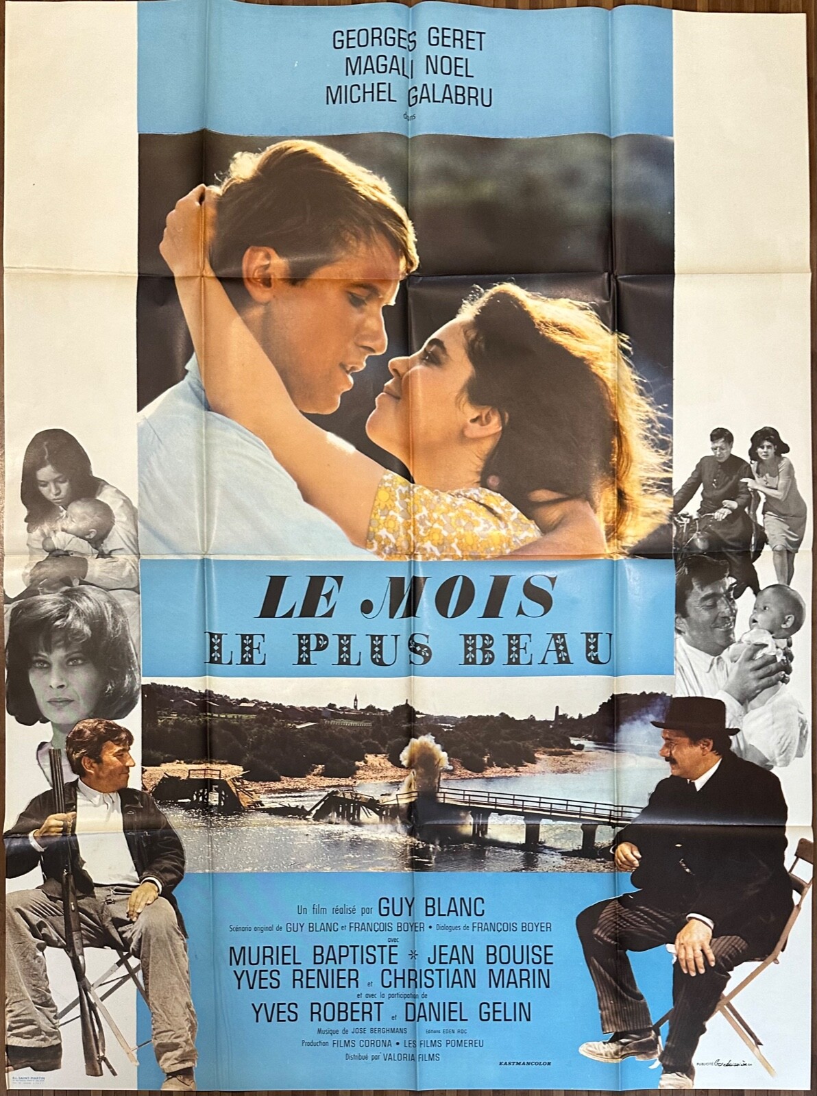 Affiche Cinéma LE MOIS LE PLUS BEAU 120x160cm Michel Galabru / Guy Blanc | eBay