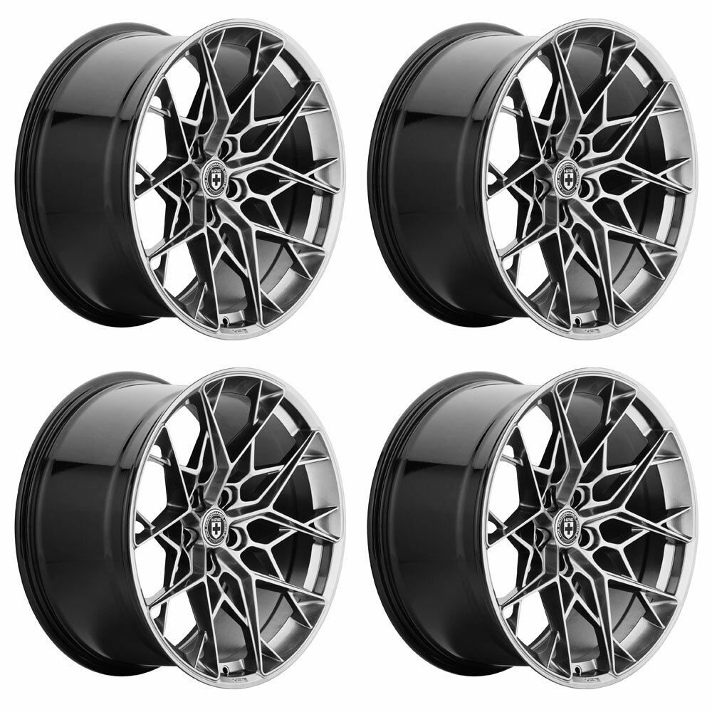 20" HRE FF10 Silver 20x9 Forged Concave Wheels Rims Fits Volkswagen ...