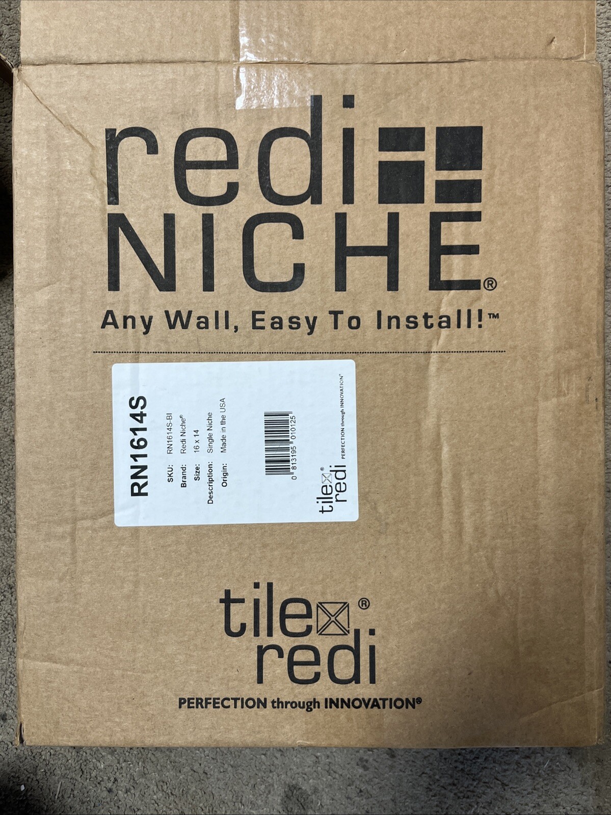 Tile Redi Redi Niche Shampoo - Soap Niche 16 in. W x 14 in. H x 4 in. D ...